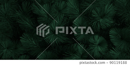 Pine leaves texture background 3D render - Stock Illustration [90119188] - PIXTA
