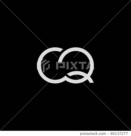 CQ logo initials are cool and modern - Stock Illustration [90137277 ...