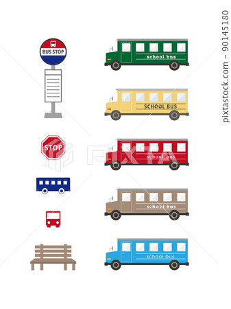 Bus 001 - Stock Illustration [90145180] - PIXTA