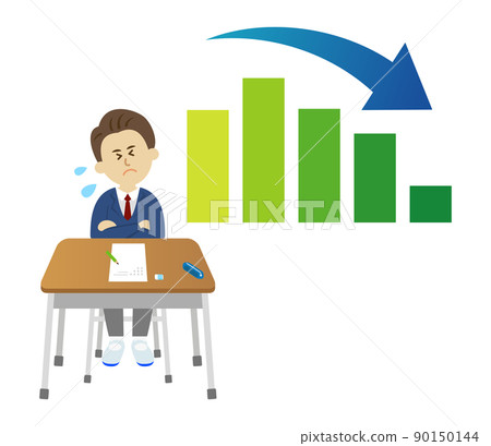 Illustration image of a student suffering from... - Stock Illustration ...