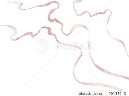 Pink ribbon background watercolor texture - Stock Illustration ...