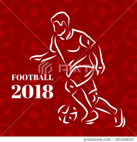 Football Players Pattern, Vector Illustration - Stock Illustration ...
