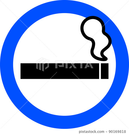 Cigarette smoking OK - Stock Illustration [90169818] - PIXTA