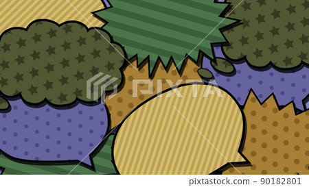 Pop balloon background - Stock Illustration [90182801] - PIXTA