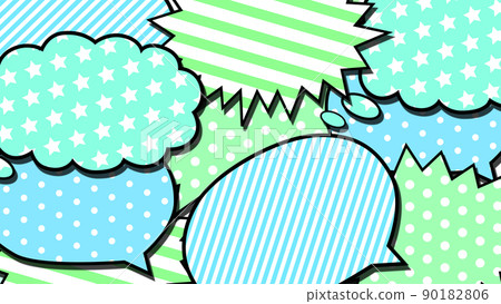 Pop balloon background - Stock Illustration [90182806] - PIXTA