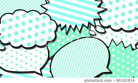 Pop balloon background - Stock Illustration [90182814] - PIXTA