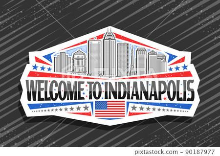 Vector logo for Indianapolis - Stock Illustration [90187977] - PIXTA