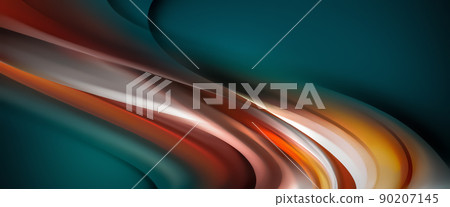 Abstract Ultra Wide Fire Background - Stock Illustration [90207145] - PIXTA