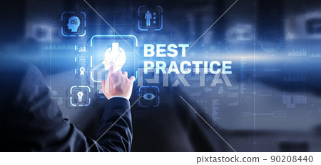 Best Practice Business Technology Internet... - Stock Photo [90208440 ...