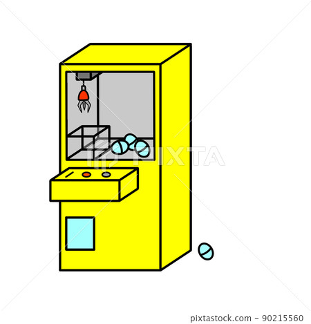 Illustration of a crane game (probability... - Stock Illustration ...