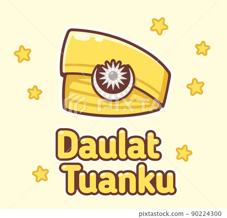 Daulat Tuanku, Malay King (Agong) Birthday - Stock Illustration ...
