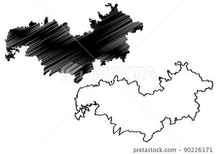 Patan district (Gujarat State, Republic of... - Stock Illustration ...