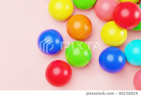 3D material_color ball - Stock Illustration [90238929] - PIXTA
