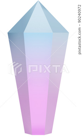 colorful crystal point - Stock Illustration [90240972] - PIXTA