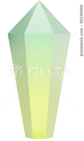 colorful crystal point - Stock Illustration [90240980] - PIXTA