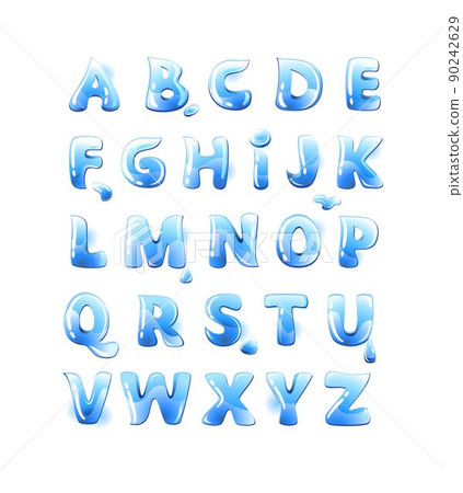 Water Alphabet Fonts Styles 28,800+ Water Alphabet Stock