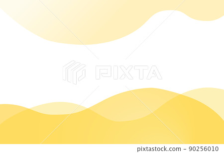 Yellow wavy vector background material... - Stock Illustration ...
