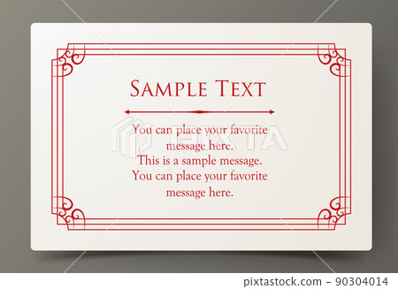 Luxury card design. Antique decorative design.... - Stock Illustration ...