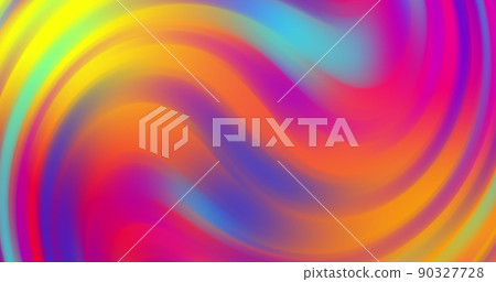 Image of multicoloured waves moving and changing - Stock Illustration ...
