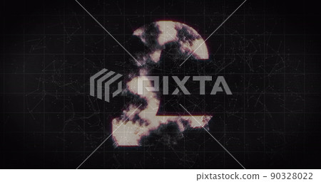 Image of pound symbol over chains - Stock Illustration [90328022] - PIXTA