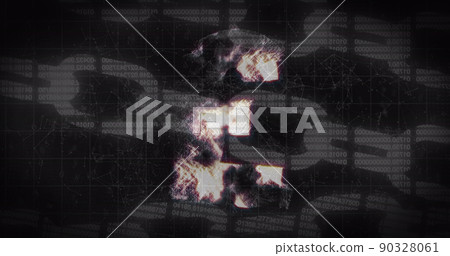 Image of pound symbol over chains - Stock Illustration [90328061] - PIXTA