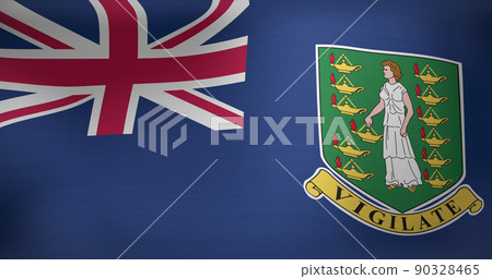 Bvi National Symbols Flag Anguilla Anguilla Flag Fabric Surface Fabric