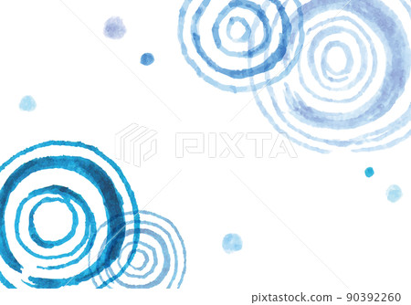 Watercolor style ripple white background - Stock Illustration [90392260 ...