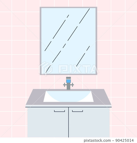 bathroom, vector, sink - Stock Illustration [90425014] - PIXTA