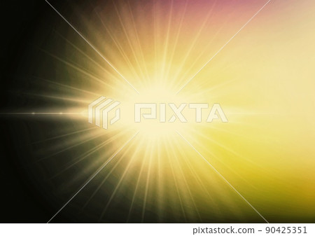 Glowing colorful rays - Stock Illustration [90425351] - PIXTA