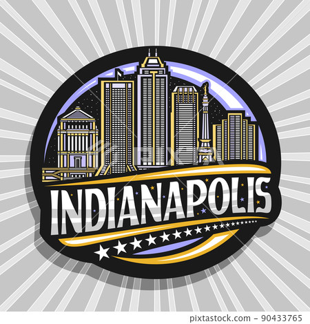 Vector logo for Indianapolis - Stock Illustration [90433765] - PIXTA