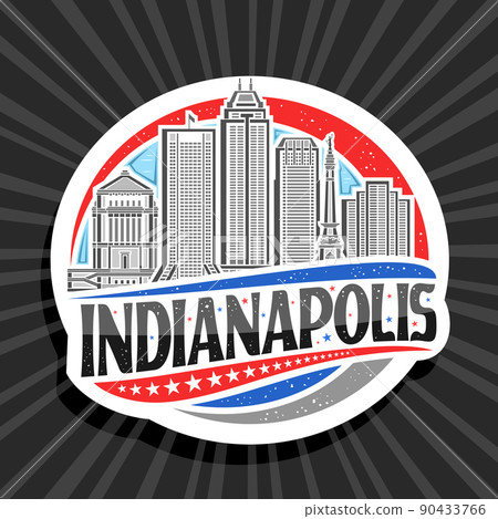 Vector logo for Indianapolis - Stock Illustration [90433766] - PIXTA