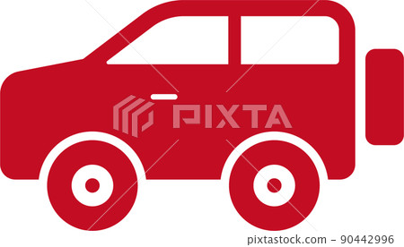 Car icon illustration - Stock Illustration [90442996] - PIXTA