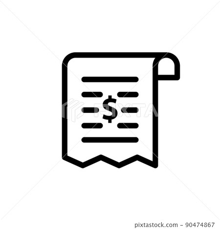 Illustration Vector graphic of Bill Icon - Stock Illustration [90474867 ...