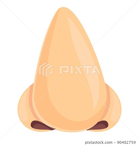 Open rhinoplasty icon cartoon vector. Nose... - Stock Illustration ...