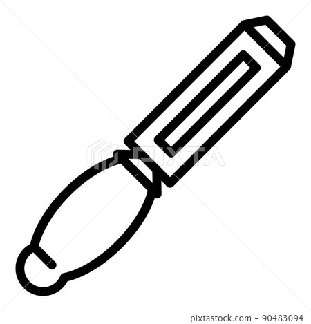 Chisel icon, outline style - Stock Illustration [90483094] - PIXTA