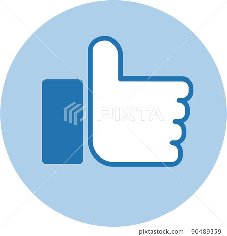 Simple SNS like-like icon no.01 - Stock Illustration [90489359] - PIXTA