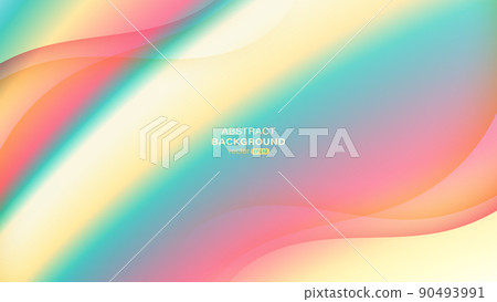 Dynamic curve shadow effect on colorful... - Stock Illustration ...