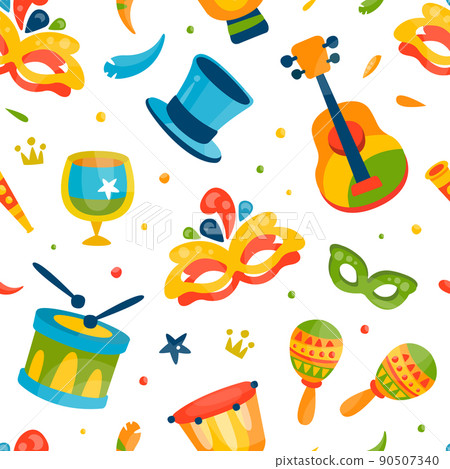 Rio Carnival Mask Templates
