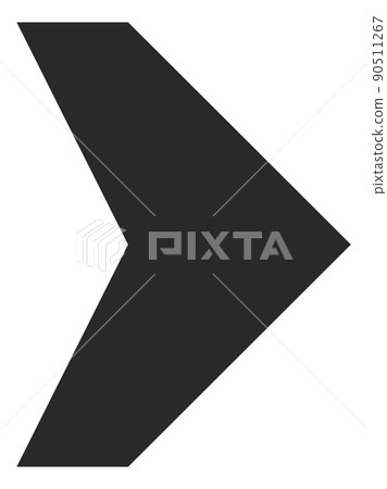 Black bold arrowhead. Road direction symbol.... - Stock Illustration ...