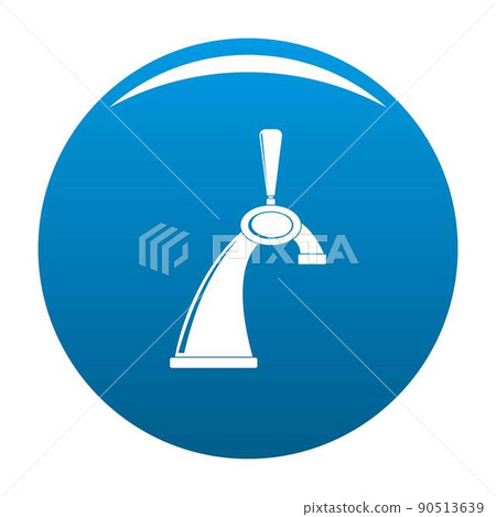 Small tap icon vector blue - Stock Illustration [90513639] - PIXTA