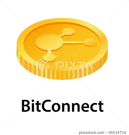 Bitconnect icon, isometric style - Stock Illustration [90514718] - PIXTA