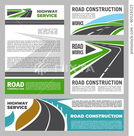 Highway road repair and construction service... - Stock Illustration ...
