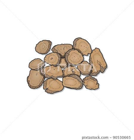 Mokhyang herbal medicine illustration - Stock Illustration [90530665 ...