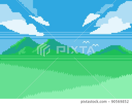 Game-like background - Stock Illustration [90569852] - PIXTA