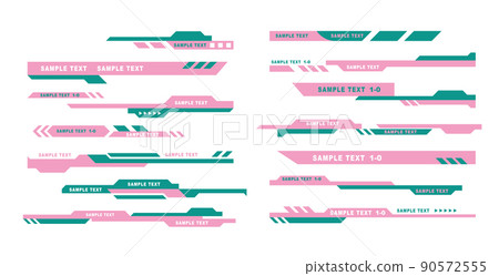 Telop frame design - Stock Illustration [90572555] - PIXTA