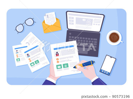 Employment Agency for Recruitment or Placement... - Stock Illustration ...