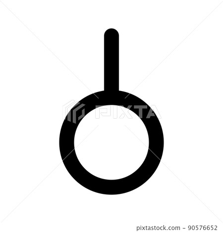 Neutrois sign black vector icon - Stock Illustration [90576652] - PIXTA