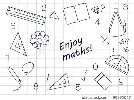 Arithmetic icon set that can also be an eye... - Stock Illustration ...