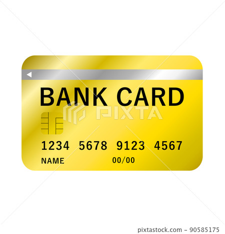 Cash card - Stock Illustration [90585175] - PIXTA