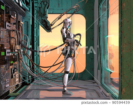 Cyborg laboratory - Stock Illustration [90594439] - PIXTA